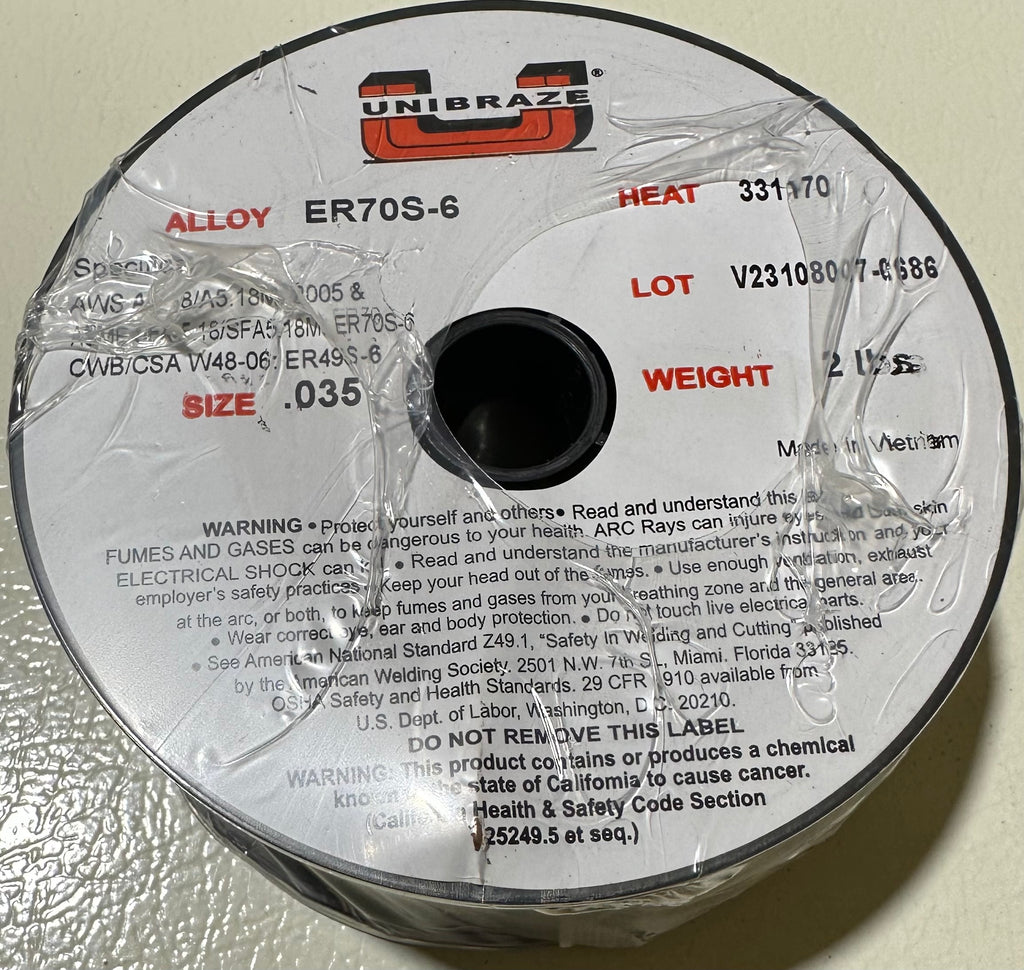 Unibraze 70S-6 035 x 2# – McGregor Welding Supply