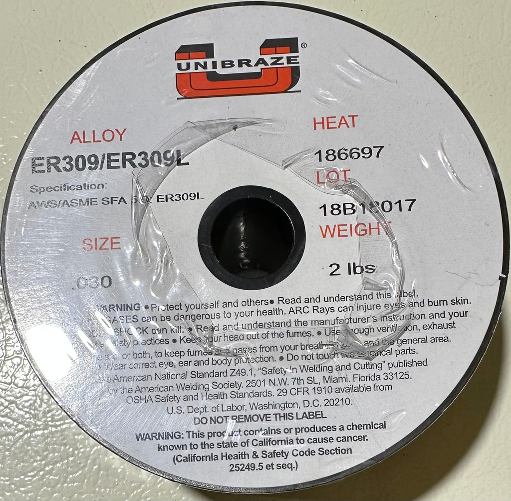 Unibraze 309/309L 030 x 2# – McGregor Welding Supply